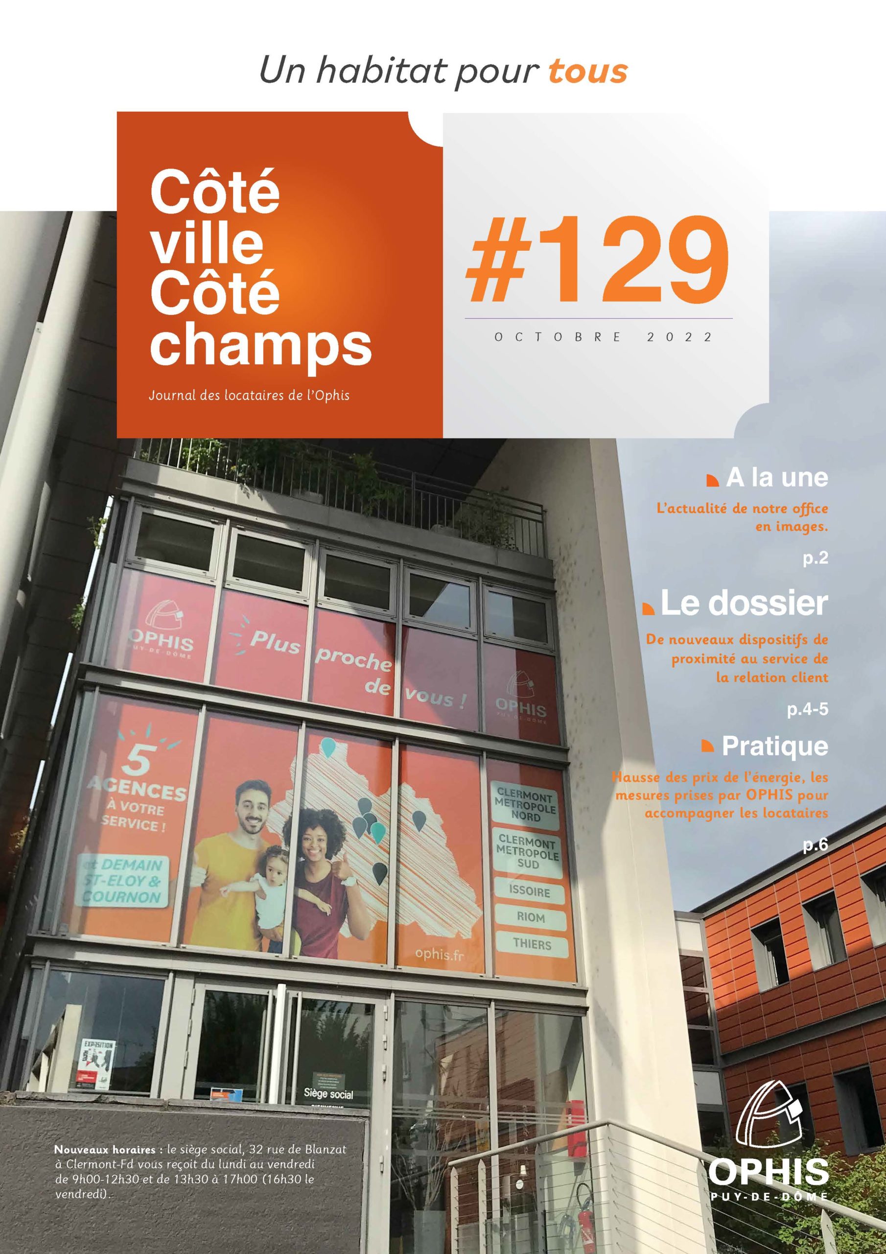 [À LIRE - Côté ville- Côté Champs n°129] - Ophis