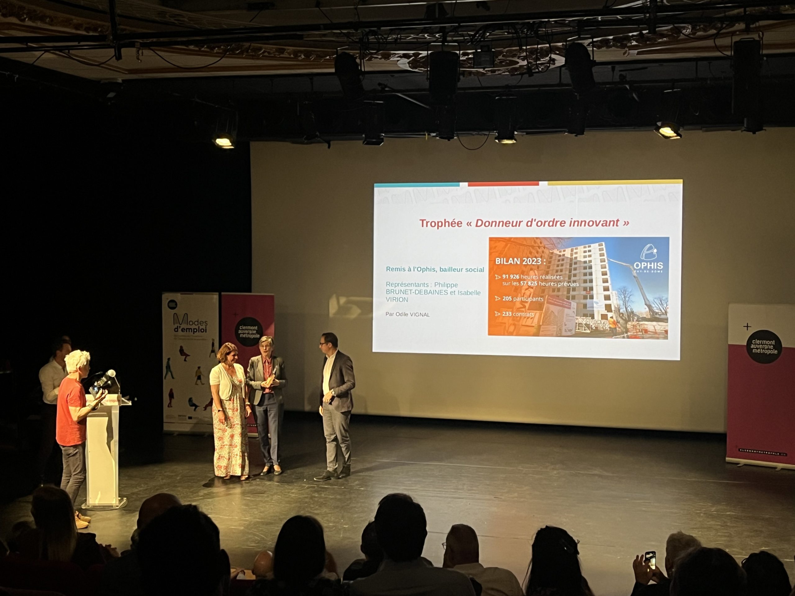 L’OPHIS reçoit le trophée du donneur d’ordre innovant - Ophis